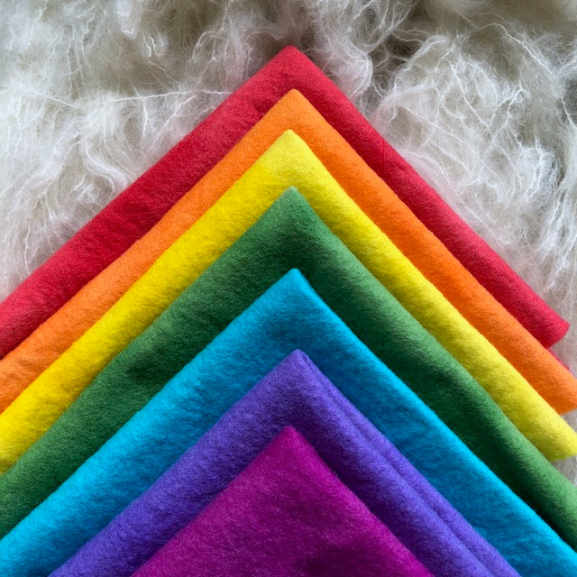 Spring Rainbow colours ~ 7 piece bundle ~ various sizes + colours ...