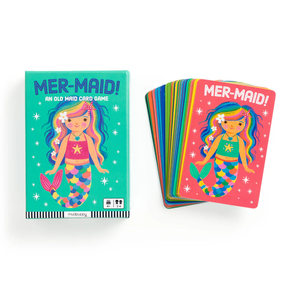 Mudpuppy Playing Cards - Mer-Maid! An Old Maid Card Game – indigo ...