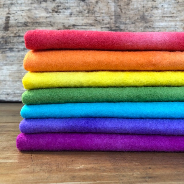 7 piece bundle ~ Spring Rainbow colours ~ various sizes – indigo ...