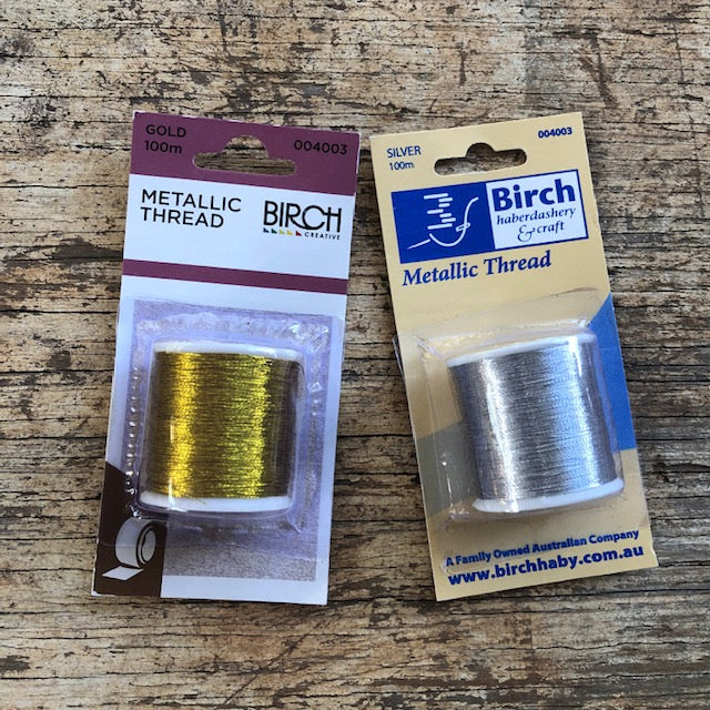 Gold + Silver Metallic Thread – indigo inspirations