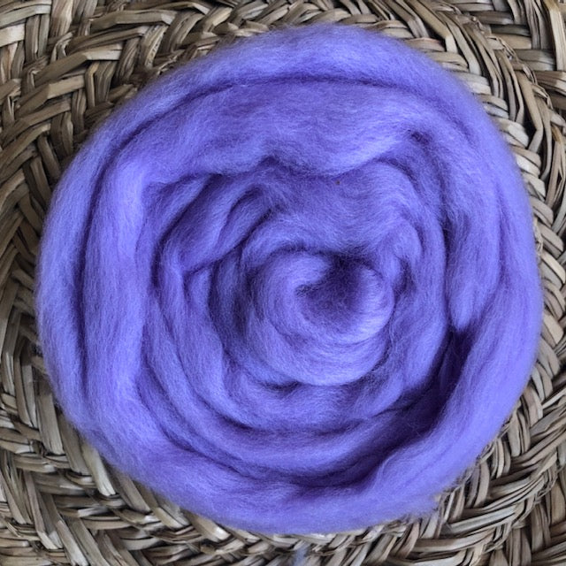 Lavender fleece roving – indigo inspirations