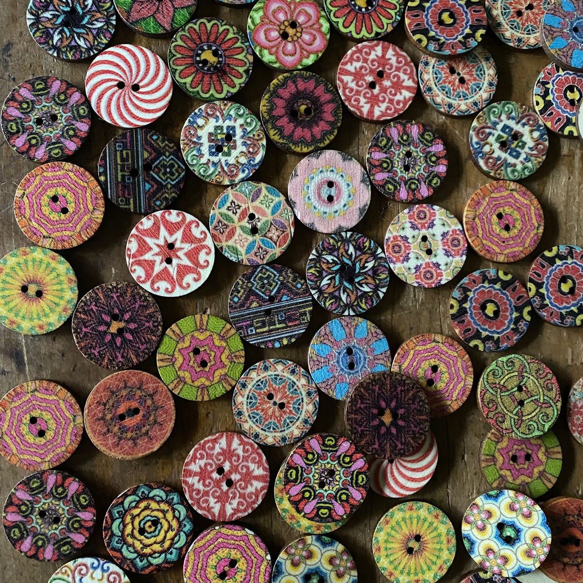Round Buttons ~ 10 pack 2cm or 2.5cm wide – indigo inspirations