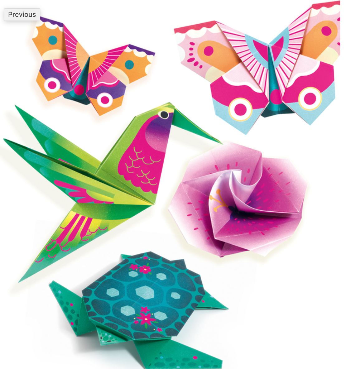 Tropics Origami – indigo inspirations